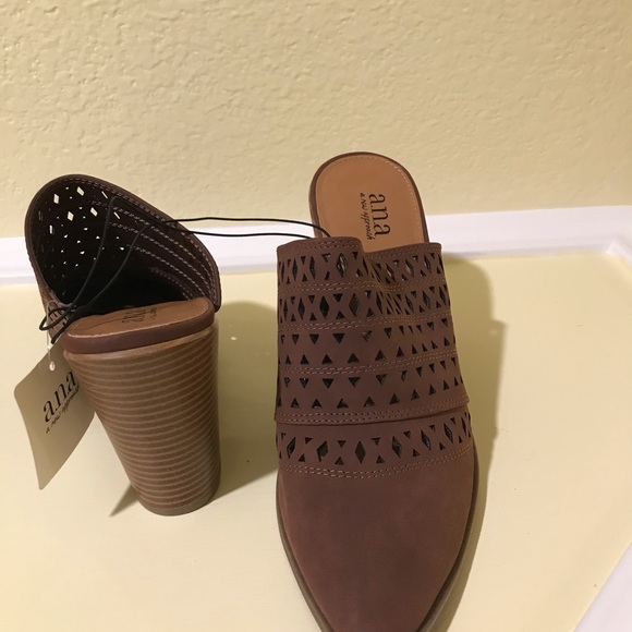 a.n.a | Shoes | Beautiful Chocolate Brown Mules | Poshmark